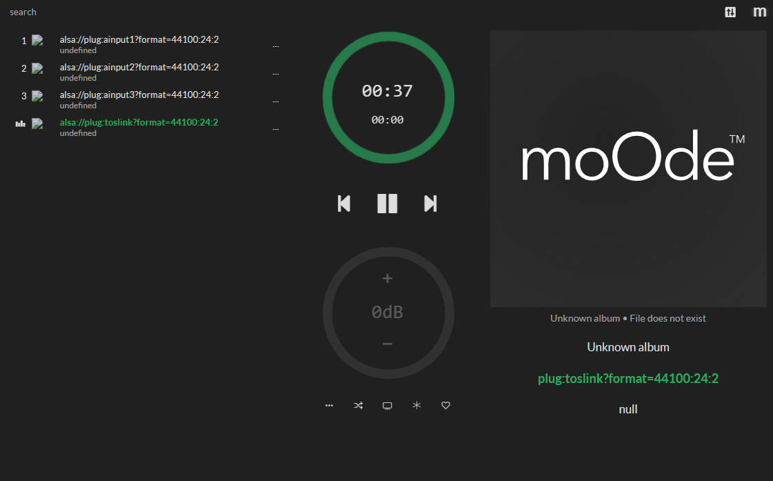 moOde with USB input – Bitlab's Bytes